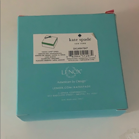 kate spade | Storage & Organization | Lenox Kate Spade Vienna Lane ...